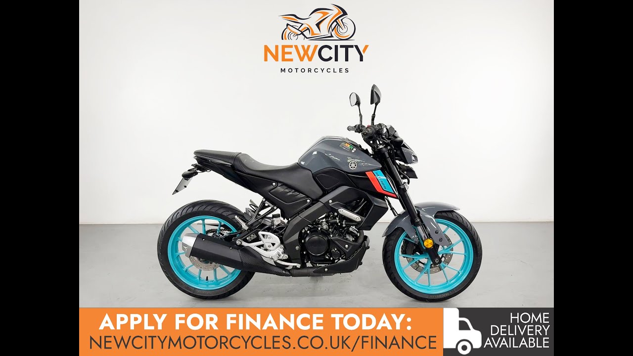 Yamaha MT-125 125 Grey 5258 Miles Used - YouTube