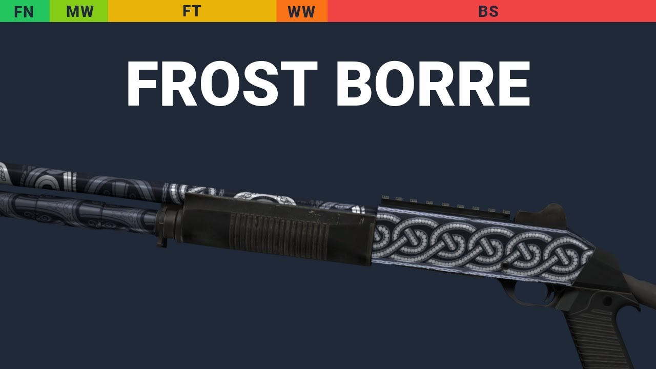 XM1014 Frost Borre - Skin Float And Wear Preview - YouTube