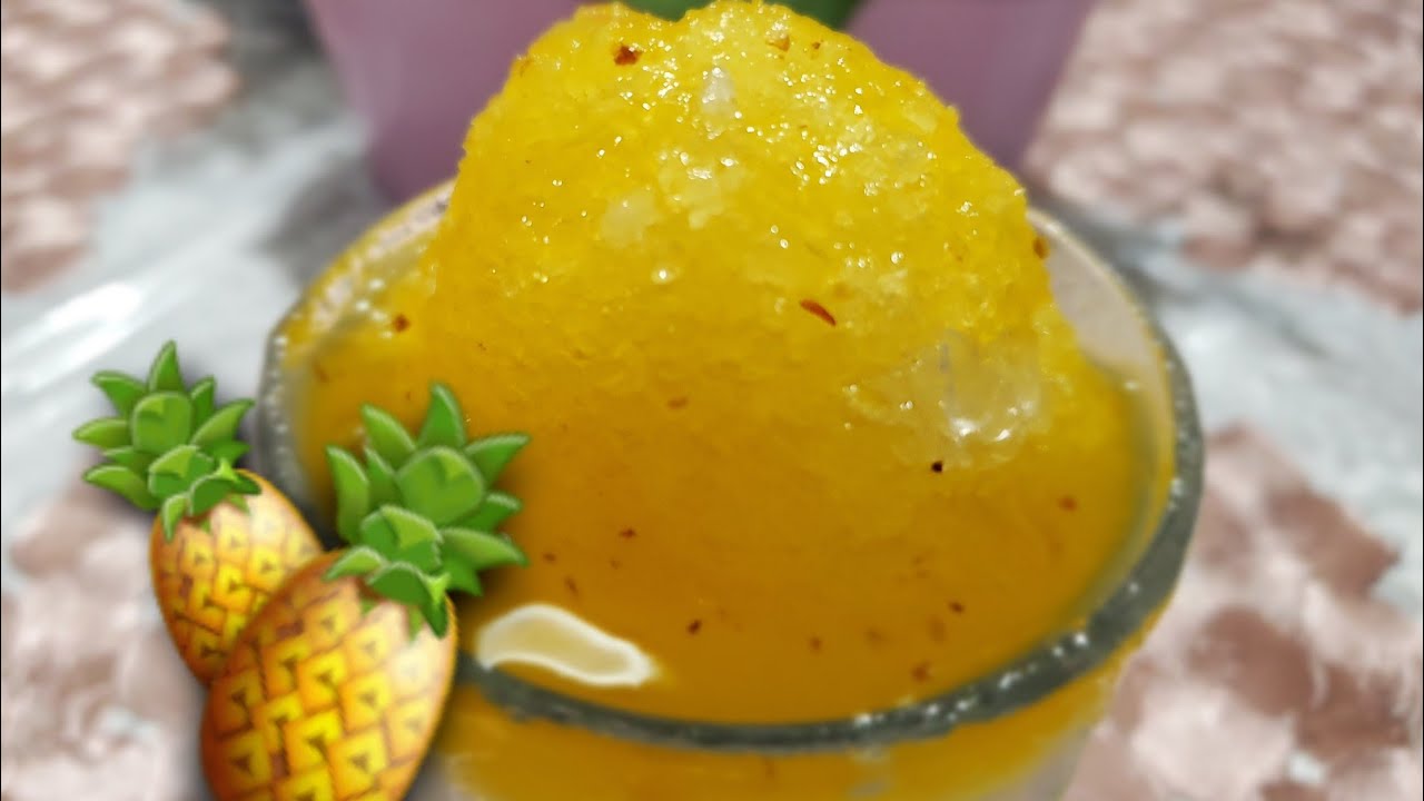 JARABE DE PIÑA PARA RASPADOS - YouTube
