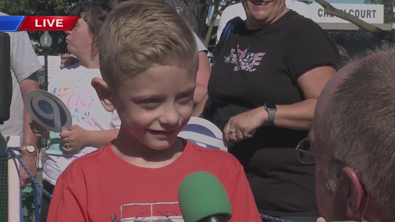 Jeffrey Mackey Visits with NewsChannel 9 at the Fair - YouTube