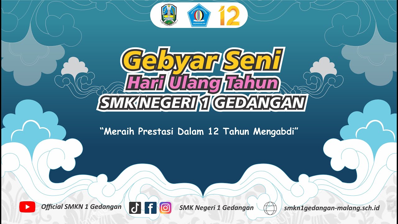 Gebyar Seni 12 Tahun SMK Negeri 1 Gedangan - YouTube