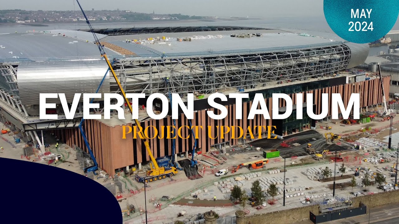WESTERN TERRACE PROGRESS! | NEW EVERTON STADIUM UPDATE - YouTube