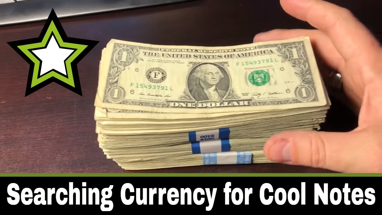 Searching Currency for Cool Notes! - YouTube