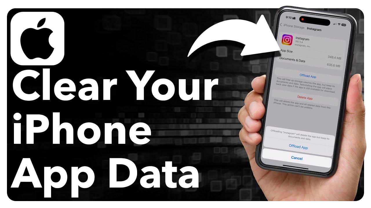 How To Clear App Data On iPhone - YouTube