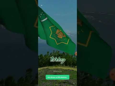 Qızılbaş Türkmenleri bayrağı Türkmenistan