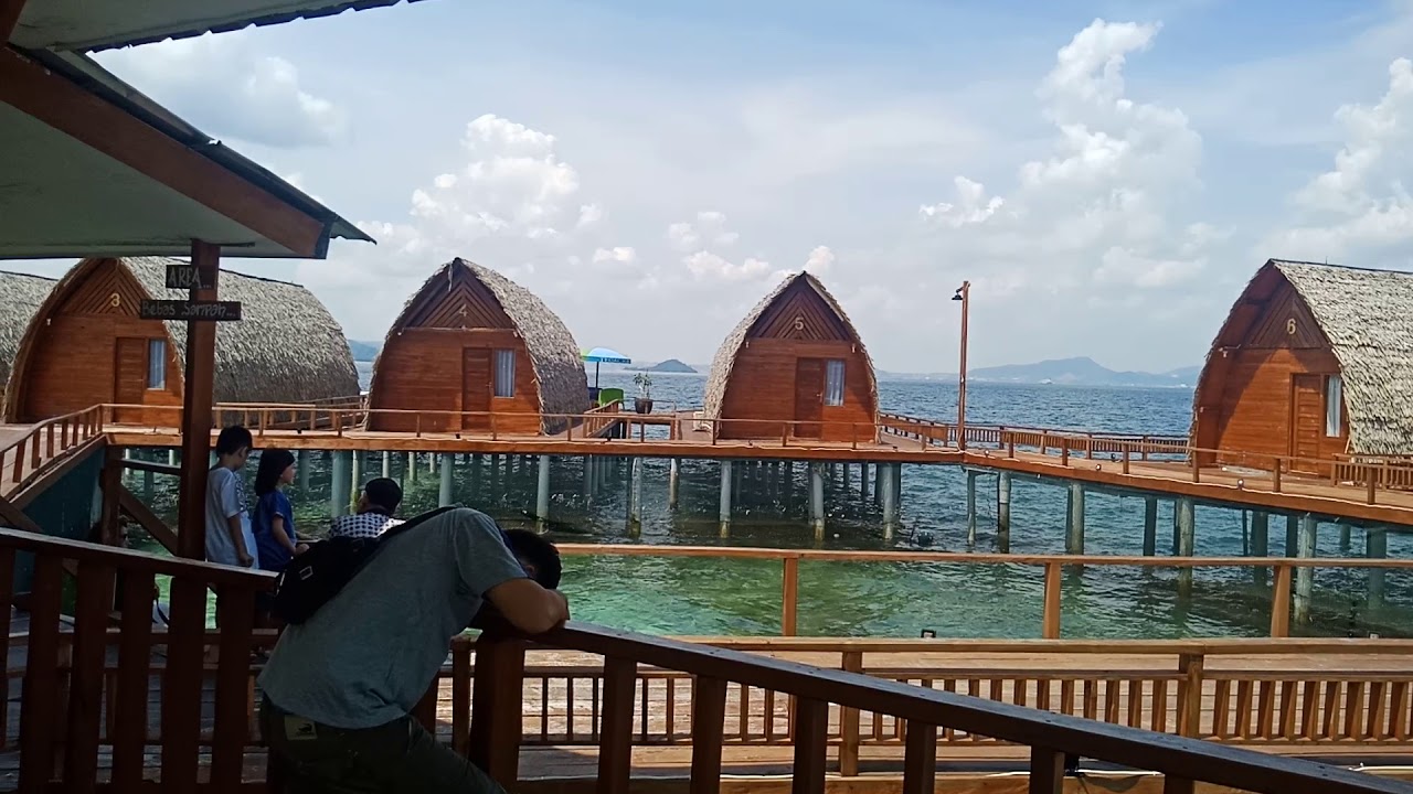 the beauty island in TEGAL MAS ISLAND PROVINCE LAMPUNG INDONESIA - YouTube