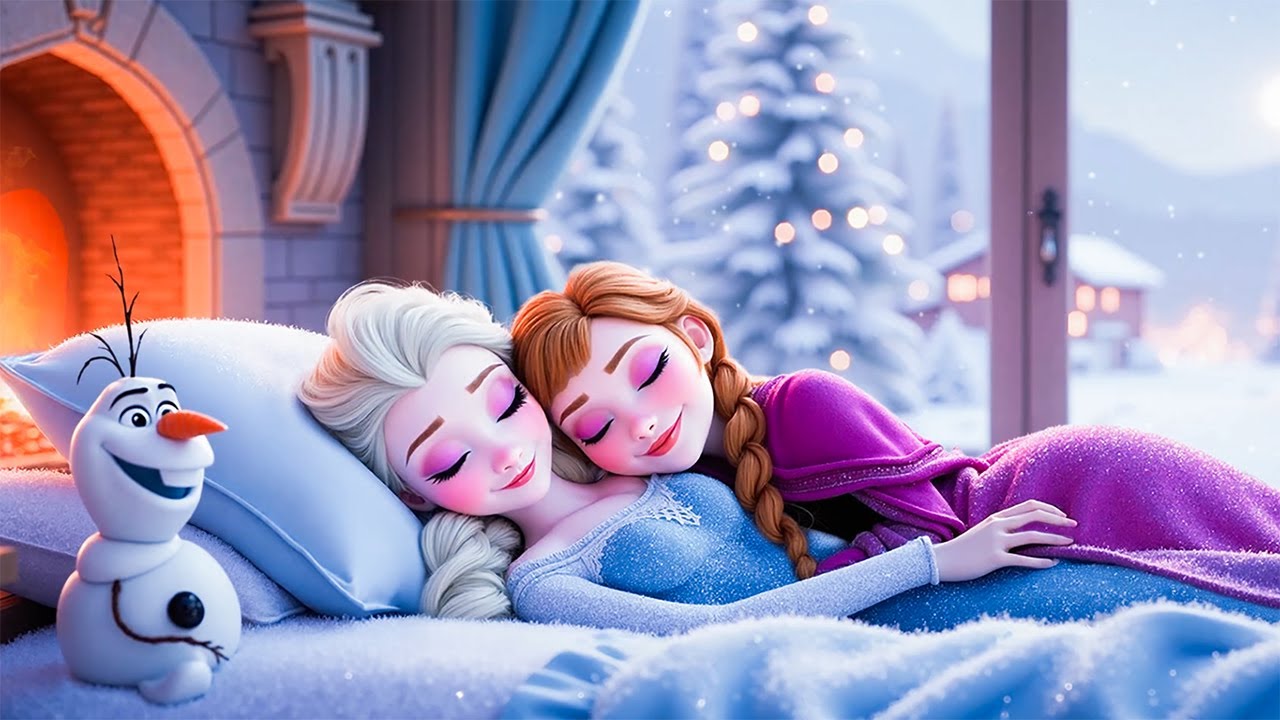 Fall Asleep Instantly with Elsa 🌙 Healing Piano Music for Stress ...