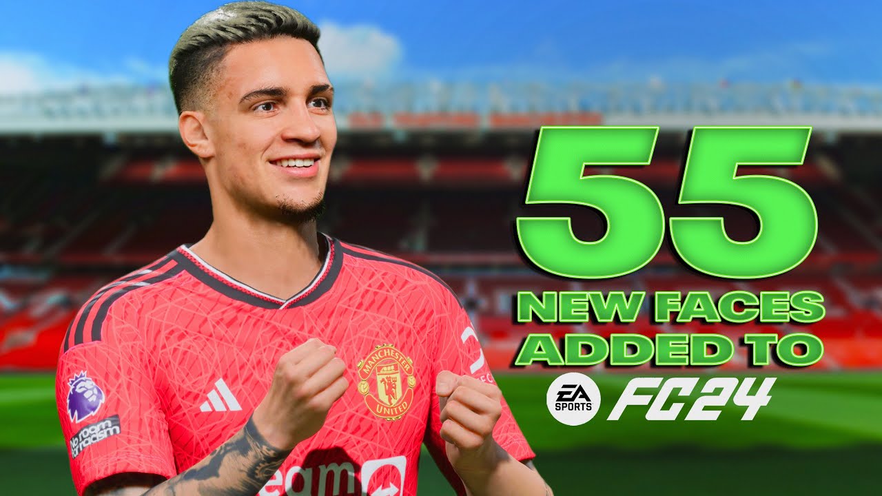 55 NEW PLAYER FACES ADDED TO EA FC24! [OVER 1400 FACES, BOOTS, OUTFITS ...