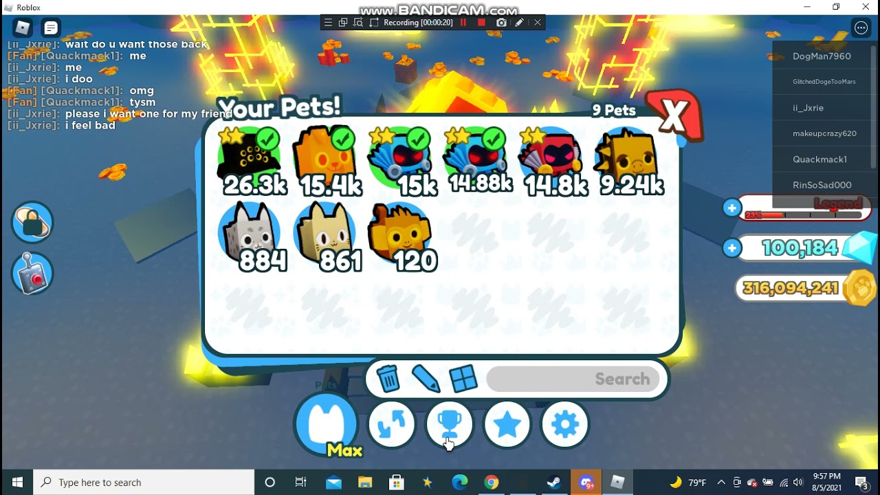 Giveaway Dominus pets at Pet Simulator on roblox!? - YouTube
