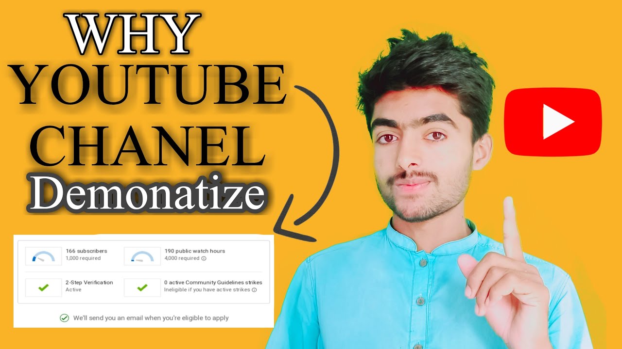 YouTube channel Demonetize problem solved|why YouTube channel ...