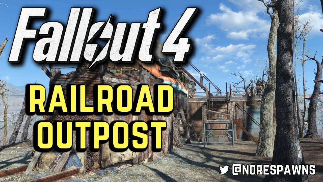 Fallout 4 - Railroad Outpost - YouTube