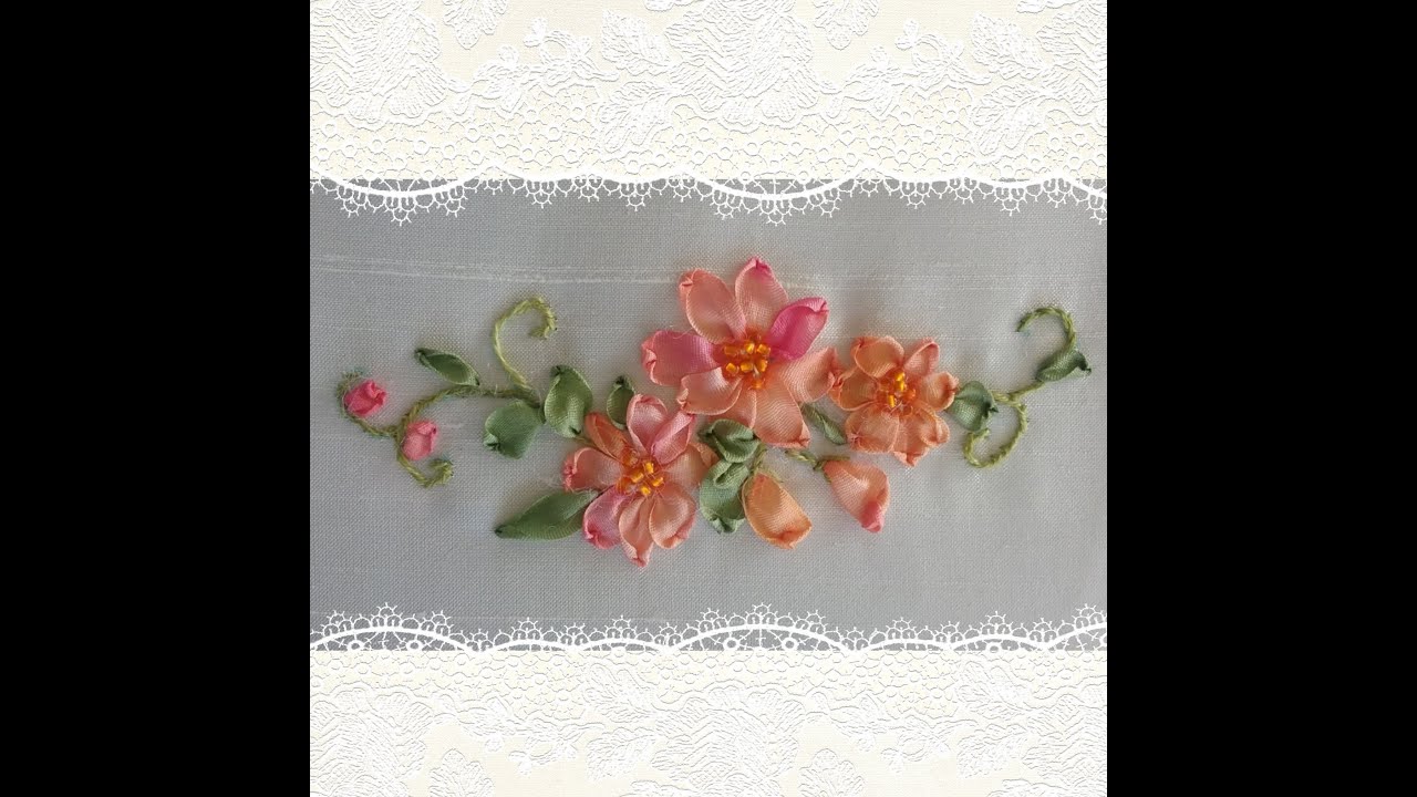 Lesson 2 Design and Ribbon Stitch - YouTube