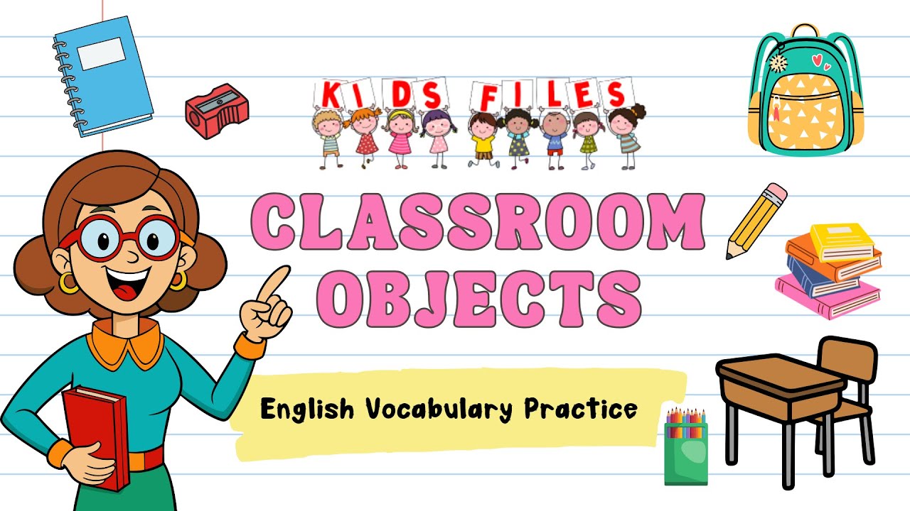 Classroom Objects | English Vocabulary | ESL - YouTube
