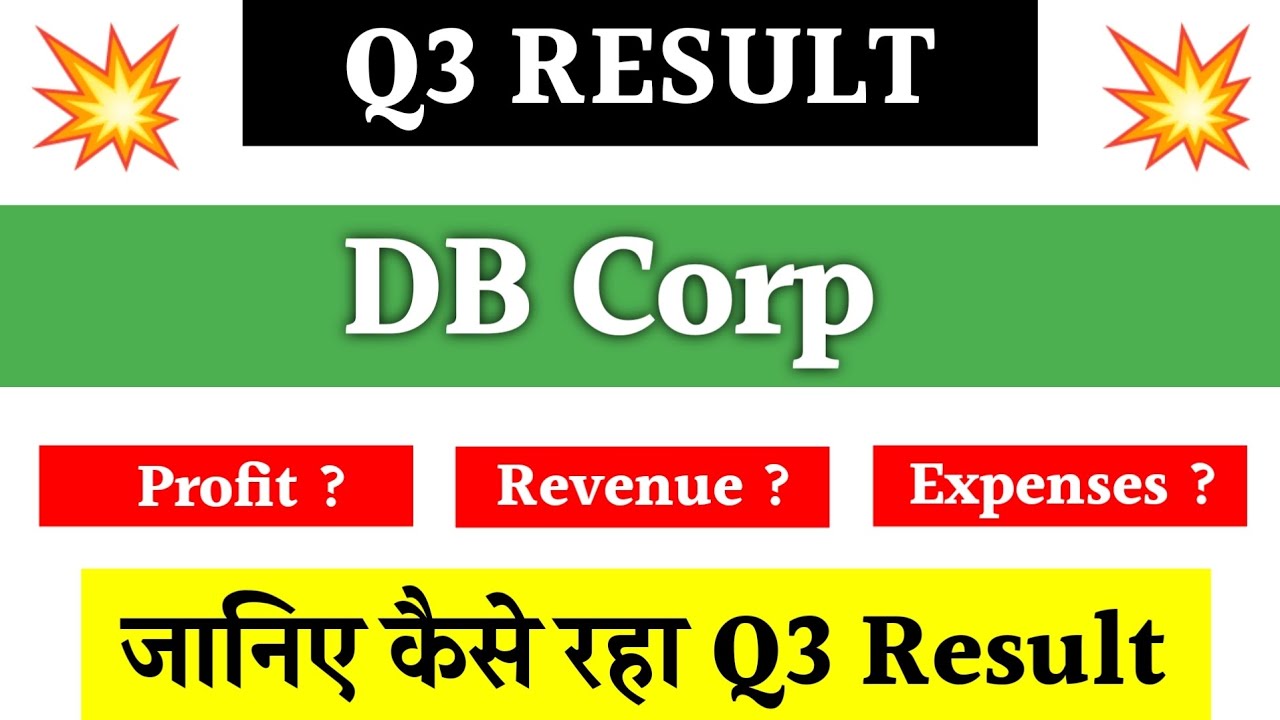 DB Corp Q3 Results 2025 | DB Corp share news | DB Corp share latest ...