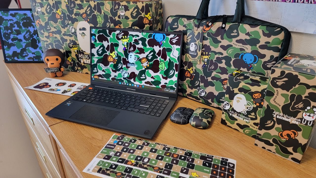 ASUS Vivobook S15 OLED BAPE Edition Laptop! - YouTube