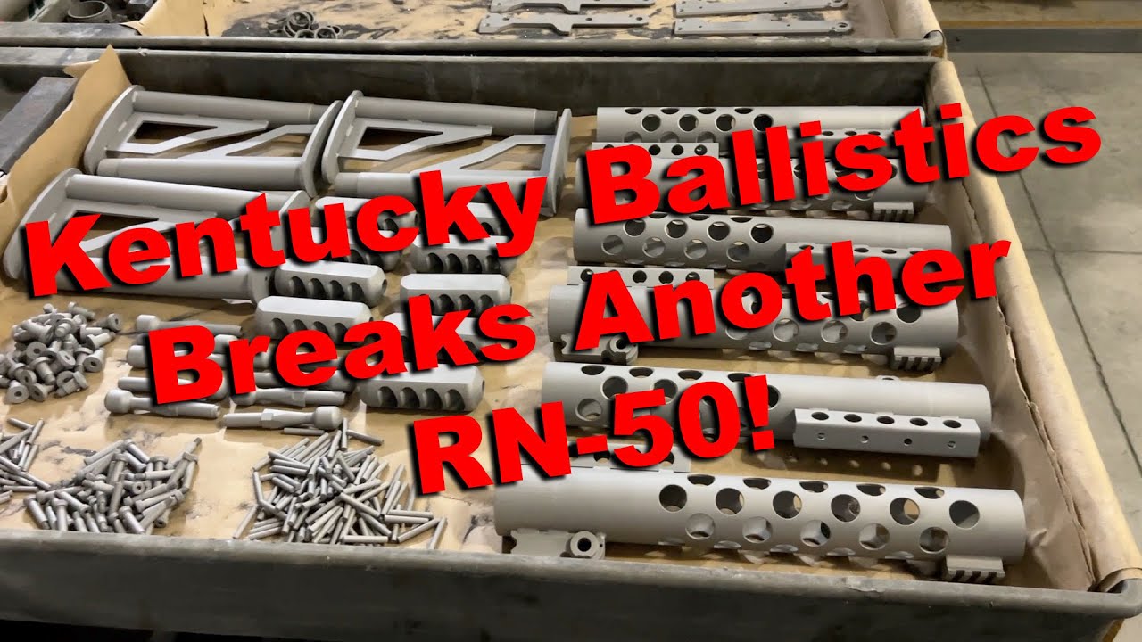 Kentucky Ballistics Breaks Another RN-50! - YouTube