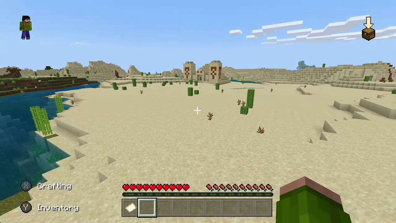 Minecraft - My world - Playing with sand - YouTube