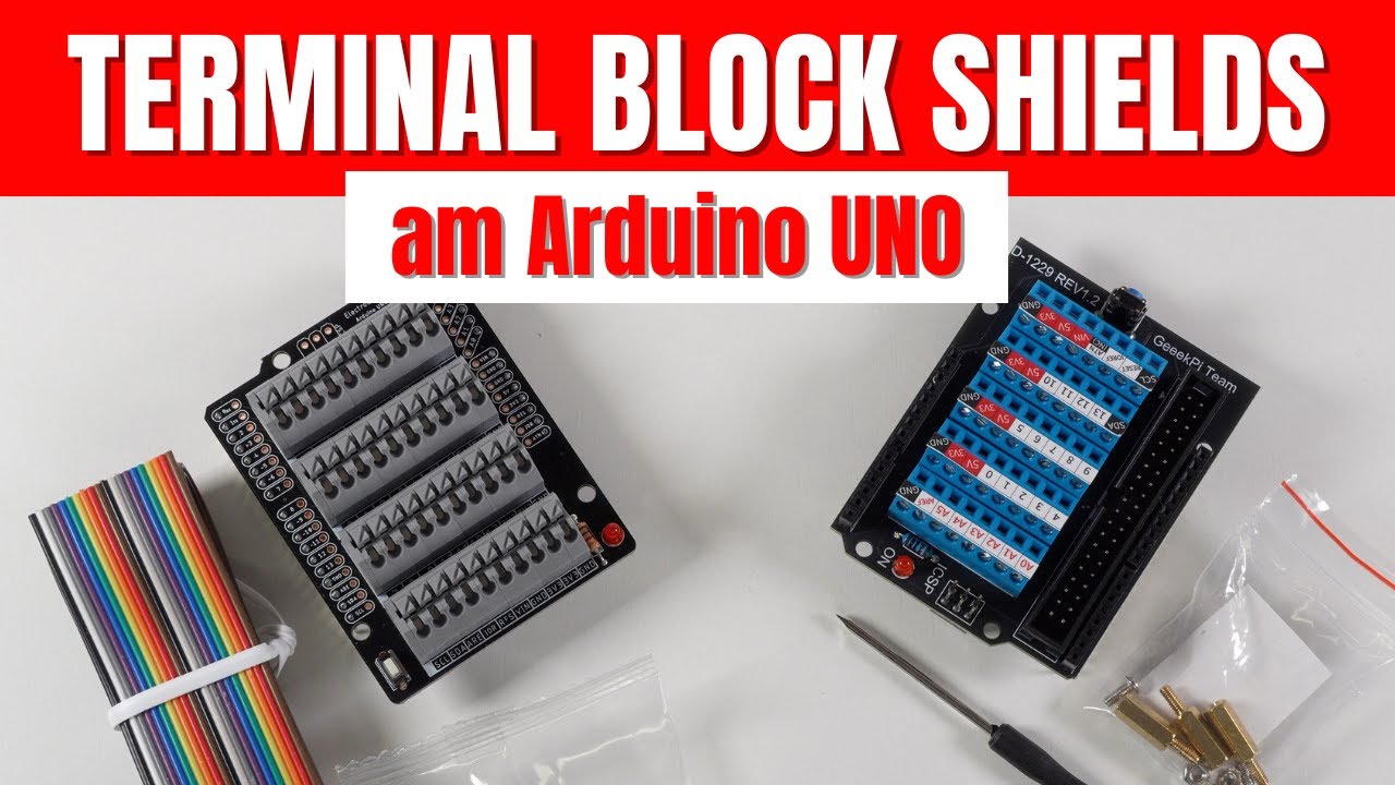 Arduino Terminal Block Shields erklärt – stabile Verkabelung ohne Löten ...