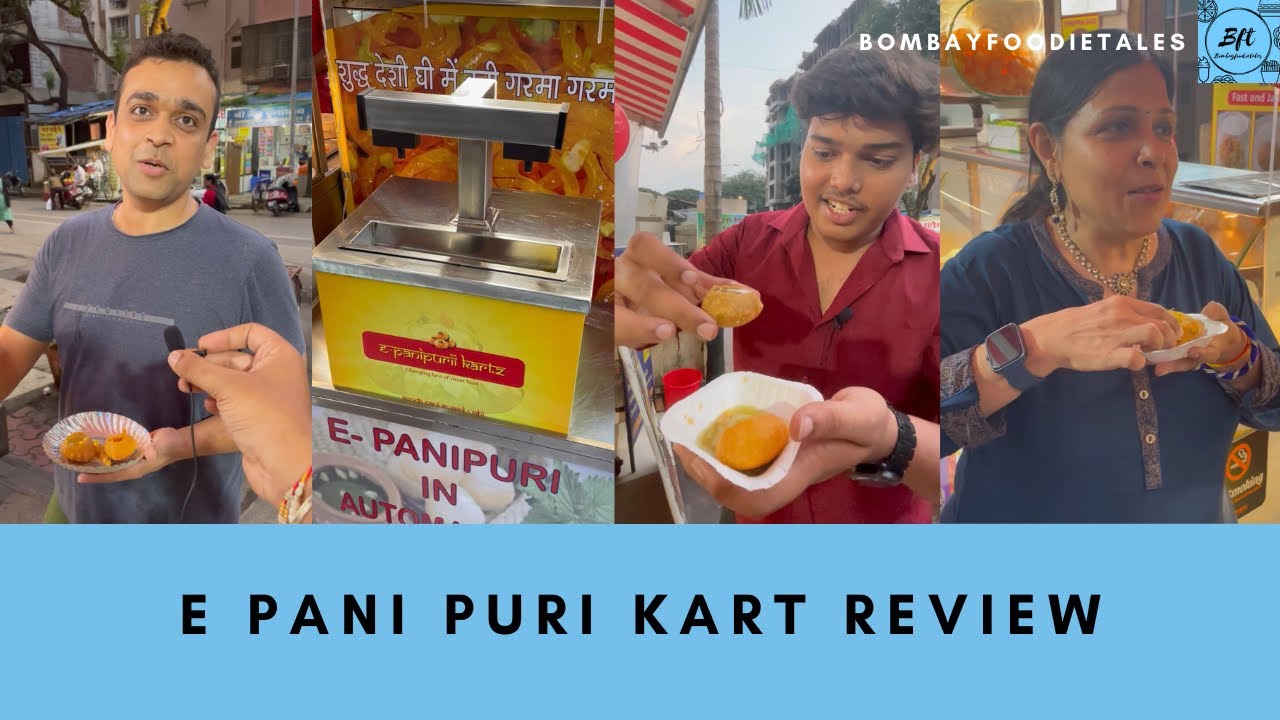 Public Review Of E-Panipuri Cart | Automatic Pani-Puri Machine - YouTube