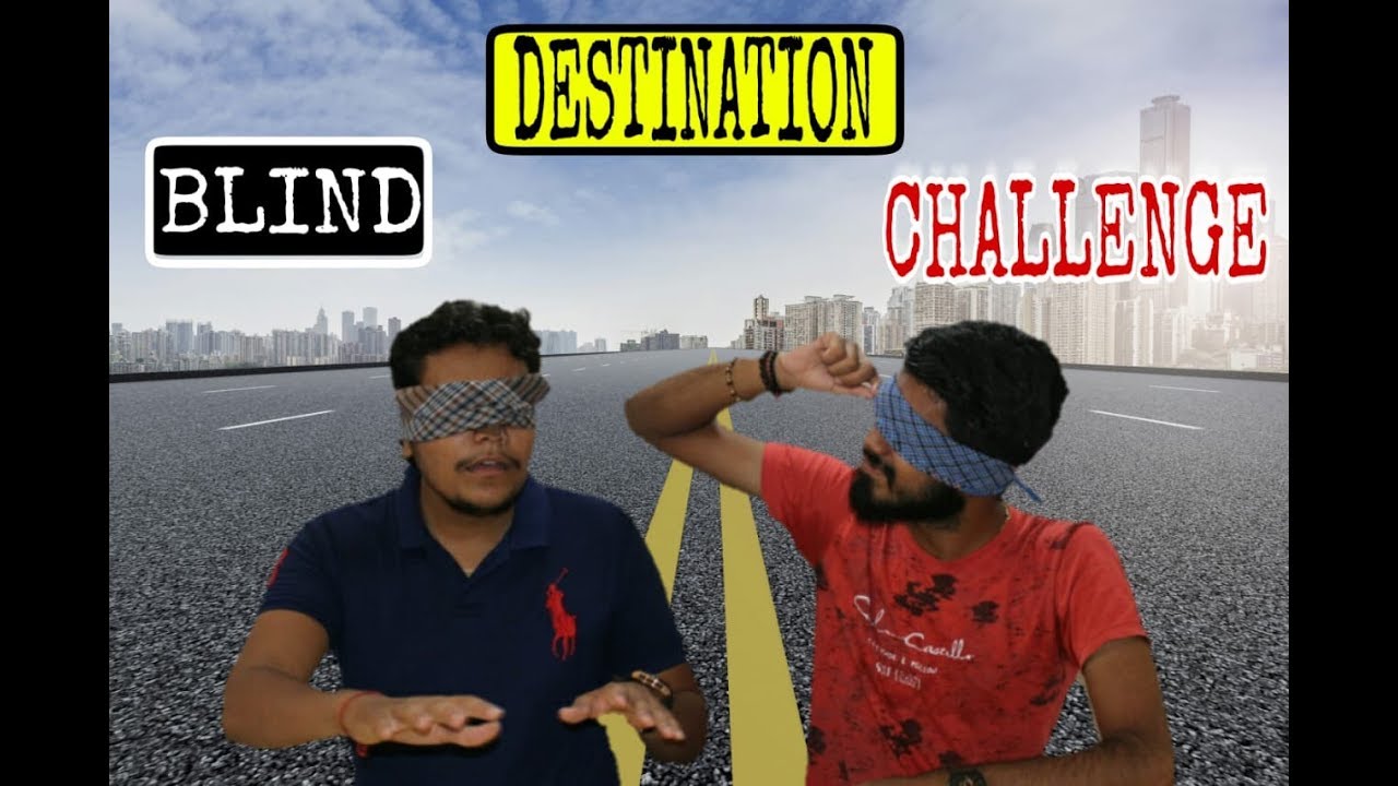 blind challenge | blindfold trust walk challenge| blindfold games ...