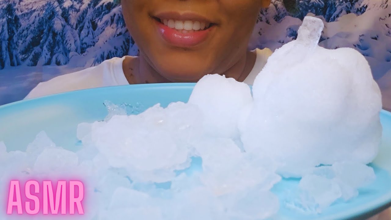 ASMR Refrozen Powdery Ice and Sonic Ice - YouTube