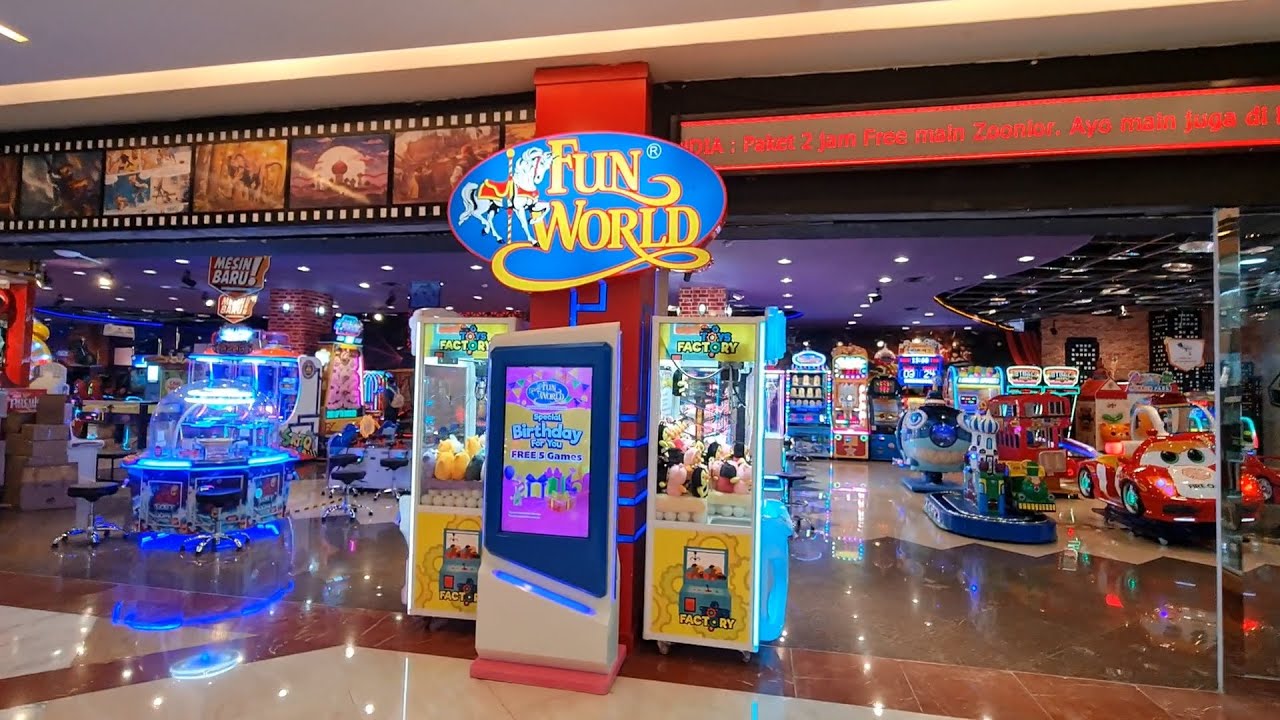 Main di Fun World dan Zoomoov Pondok Indah Mall 1 - YouTube