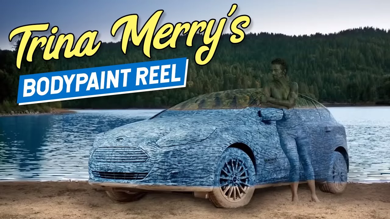 Trina Merry's Bodypaint Reel - YouTube