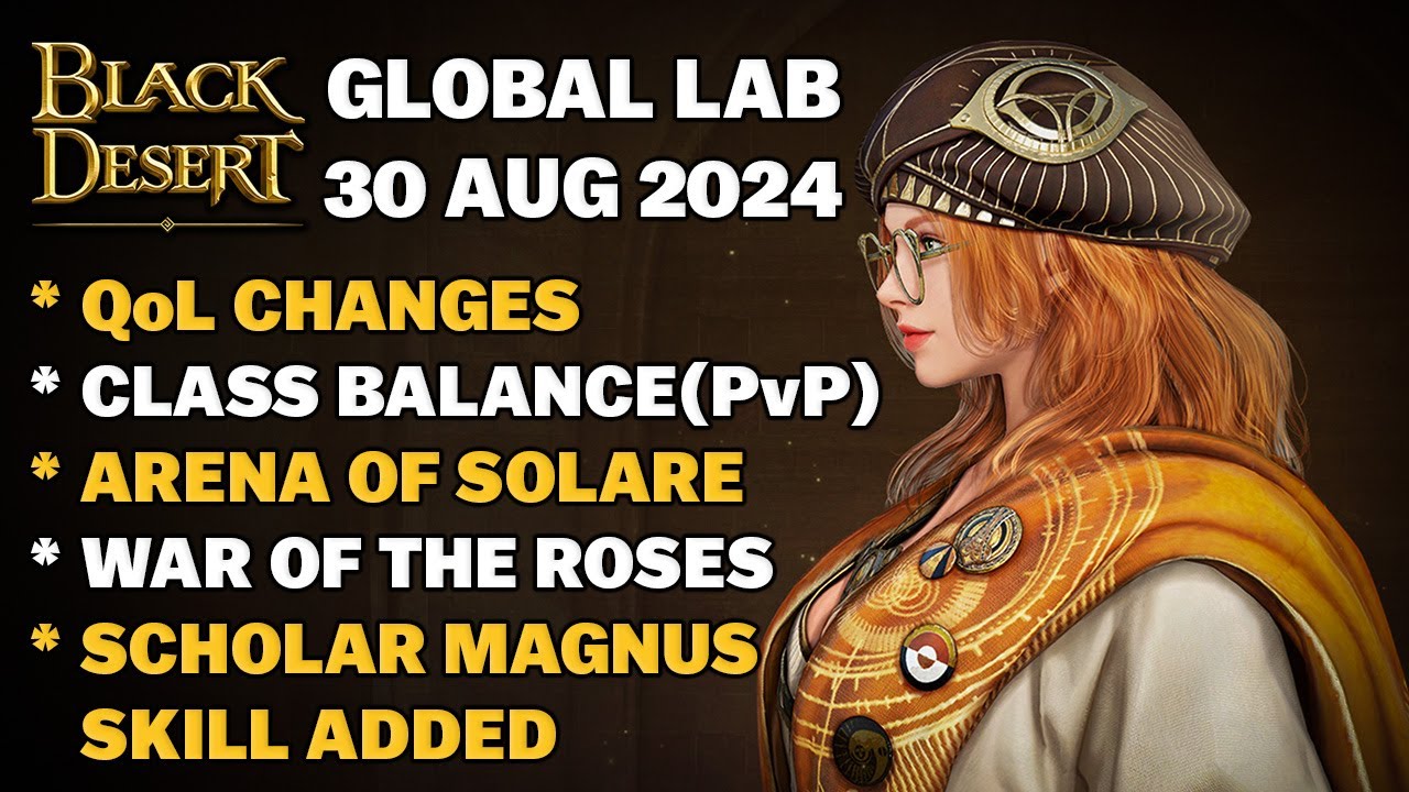 🔔 BDO | Magnus Skill for Scholar and Huge Class Balance Update | 30 Aug ...