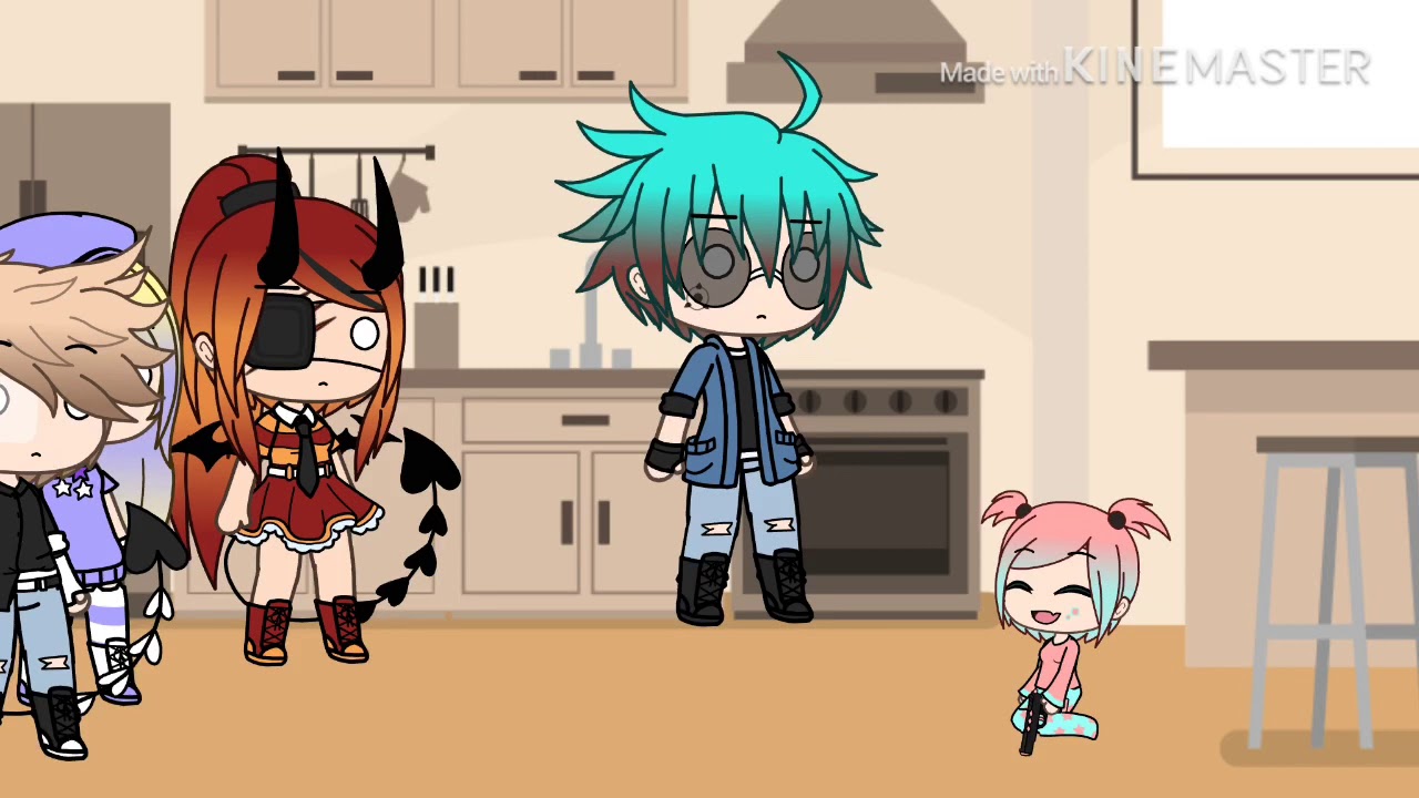 Baby with a gun|Gacha life| - YouTube