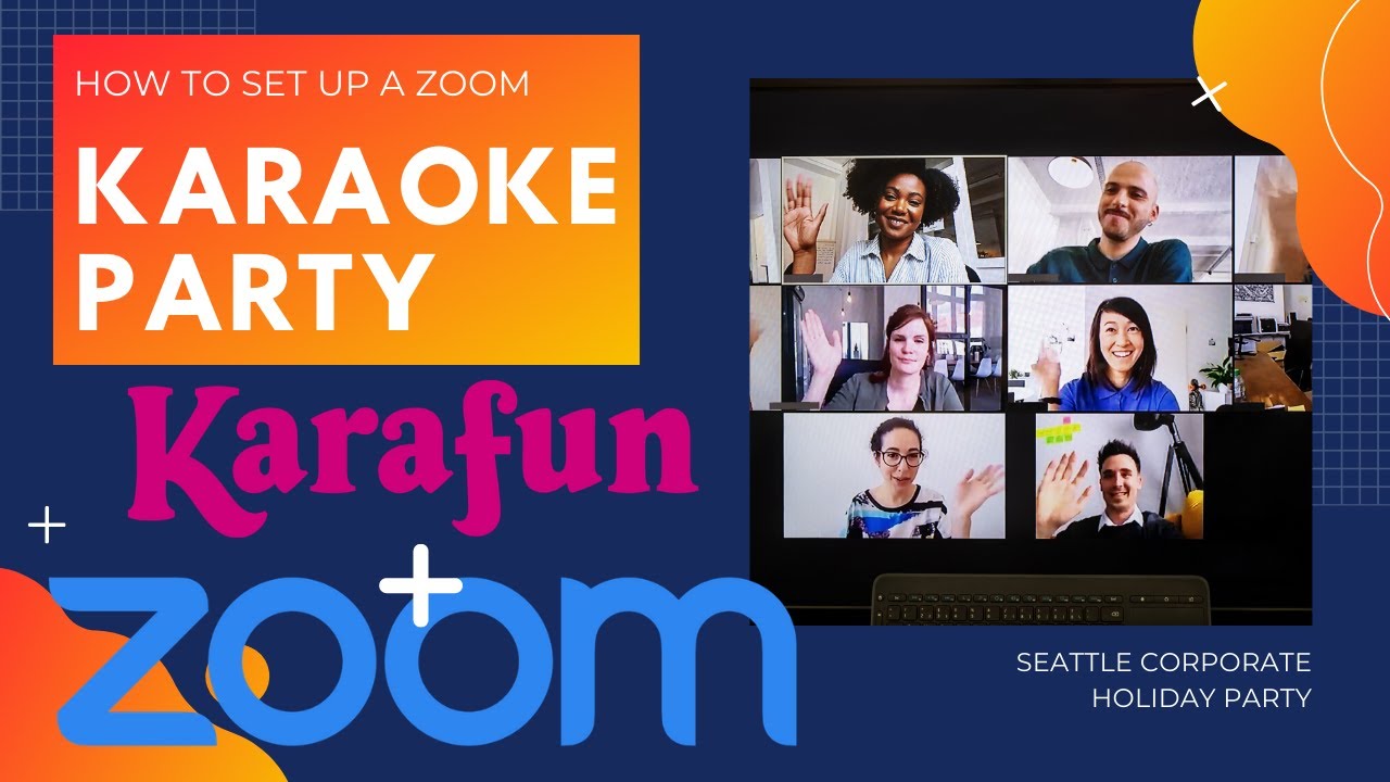 Zoom Virtual Karaoke Office Party - YouTube