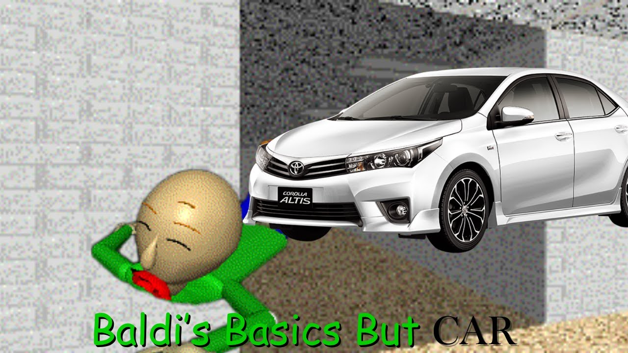CAR!! - Baldi's Basics but You're driving a CAR (Baldi's Basics Mod) [FULL GAMEPLAY] - YouTube