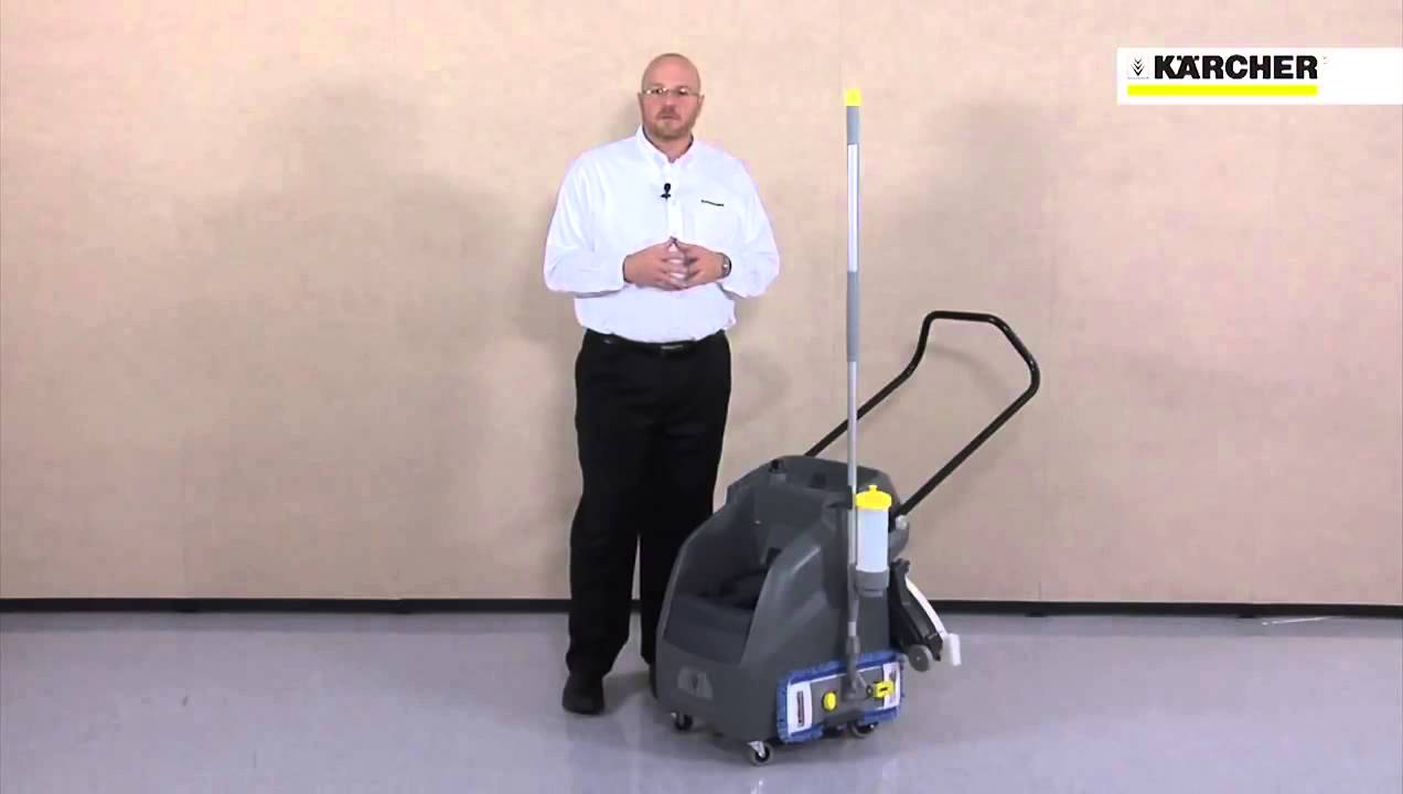 Karcher B 60 10 C eco! auto mop - YouTube