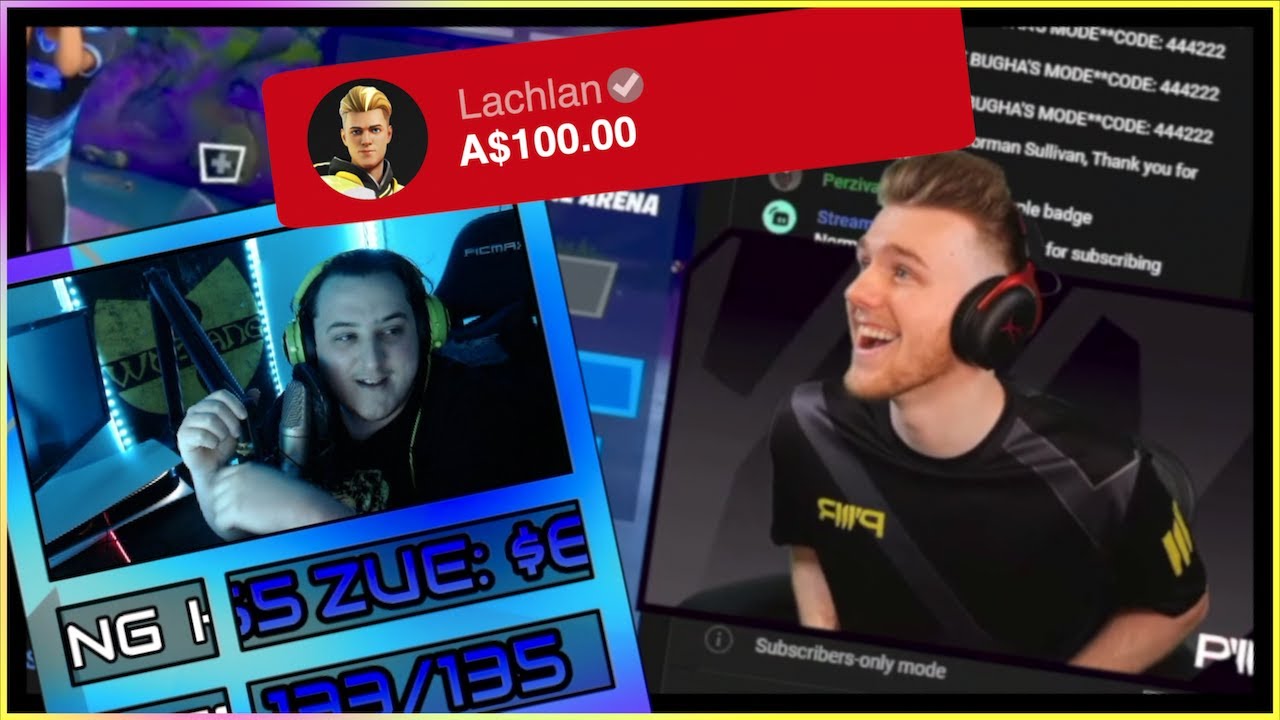 @lachlan CAME TO MY STREAM AND THIS HAPPENED... Lachlan Gives $100 to ...