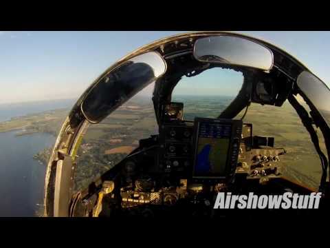 F-4 Phantom Helmet Cam - Flybys and Landing at EAA AirVenture Oshkosh 2016