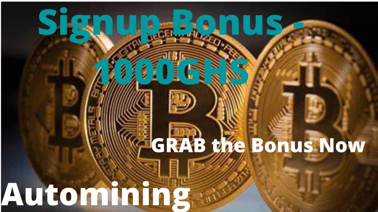 Free Bitcoin - Signup Bonus - Automining.cc - YouTube