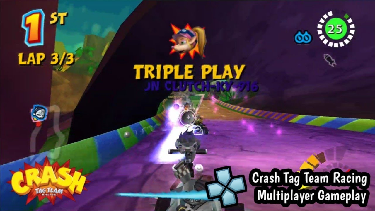 Crash Tag Team Racing Multiplayer Gameplay - YouTube