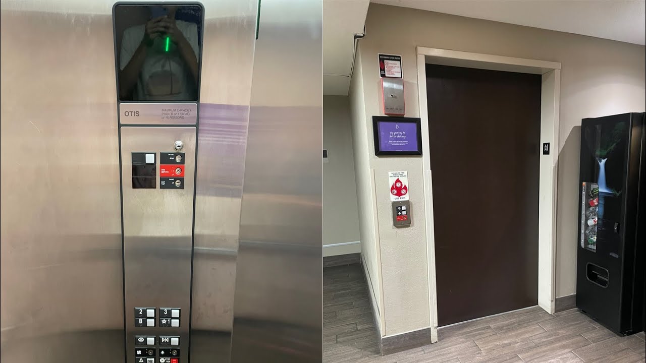 Otis Hydraulic Elevator @ Sleep Inn - Lake Bluff, IL. - YouTube