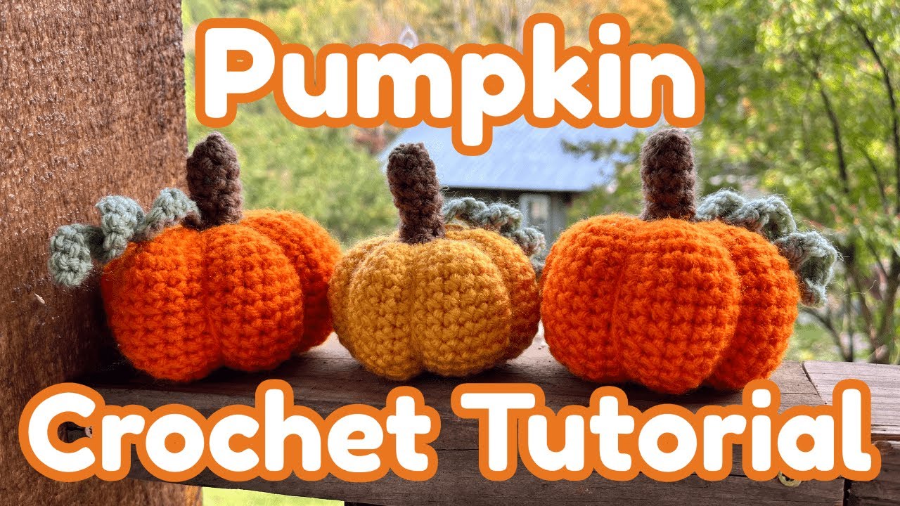 Fall Pumpkin Crochet Tutorial For Beginners - YouTube