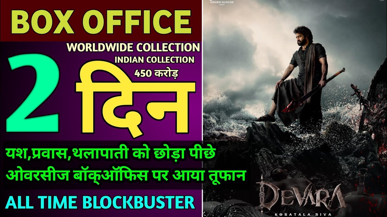 Devara Box Office Collection 2nd Day Total Collection. NTR, Saif Ali ...