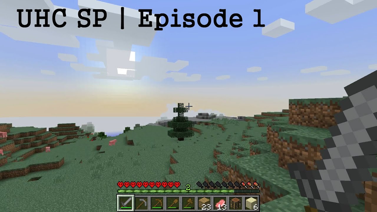 Minecraft: Yummy Apples: UHC Singleplayer | Episode 1 - YouTube