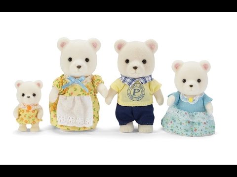 Calico Critters Polar Bear Family Playset Video Review - YouTube