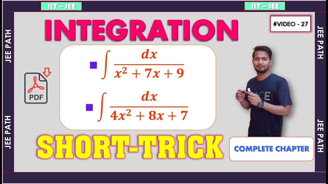 Integration | JEE MAINS | JEE ADVANCED | Shortcuts of integration ...