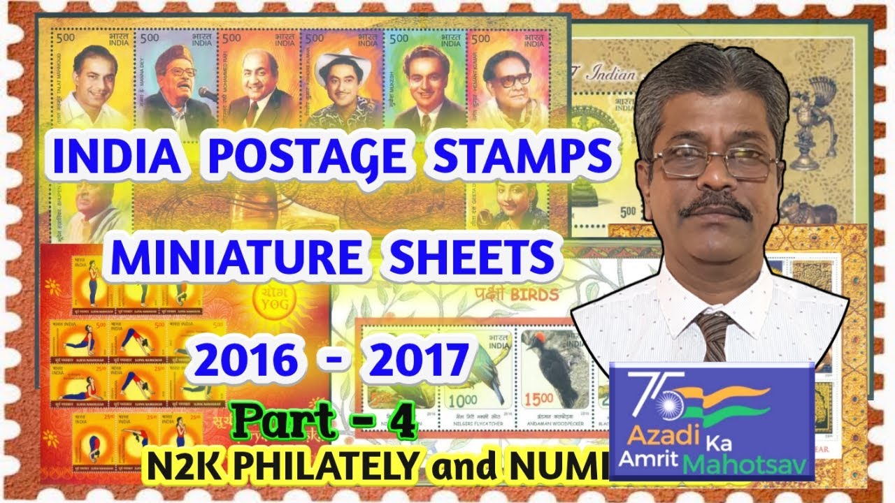 India Postage Stamps Miniature sheets PART 4 | Narenn2k | N2K PHILATELY ...