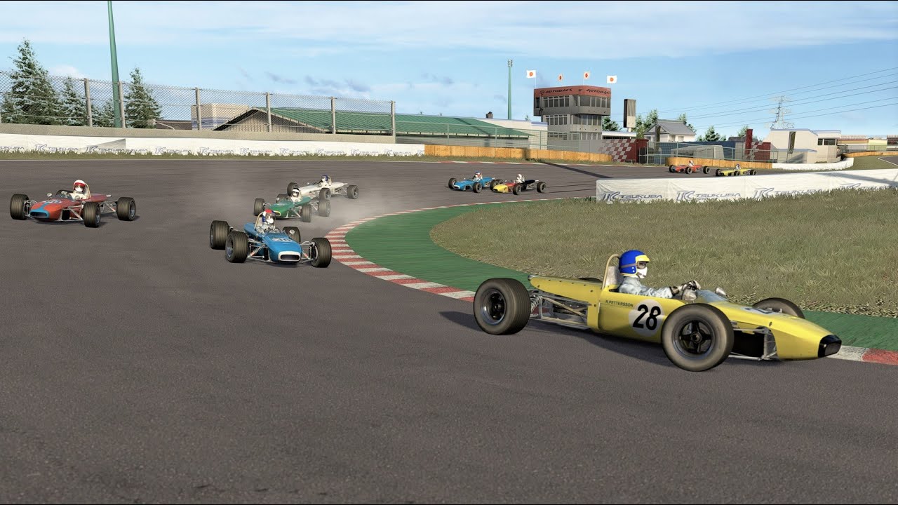 20 Min Race - 1966 F1C Tecno F3 @ Tsukuba Circuit (Replay Views) - YouTube