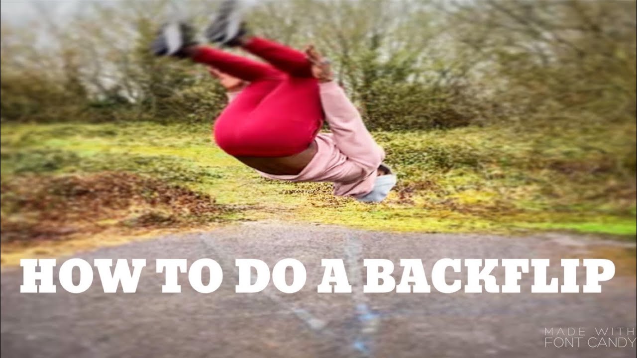 How to do a backflip - YouTube