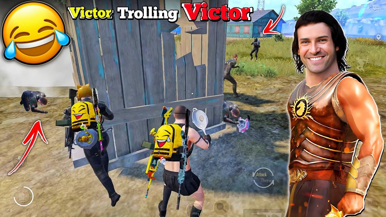 Victor Trolling Victor 😂 BGMI FUNNY COMMENTARY GAMEPLAY #bgmi #funny # ...