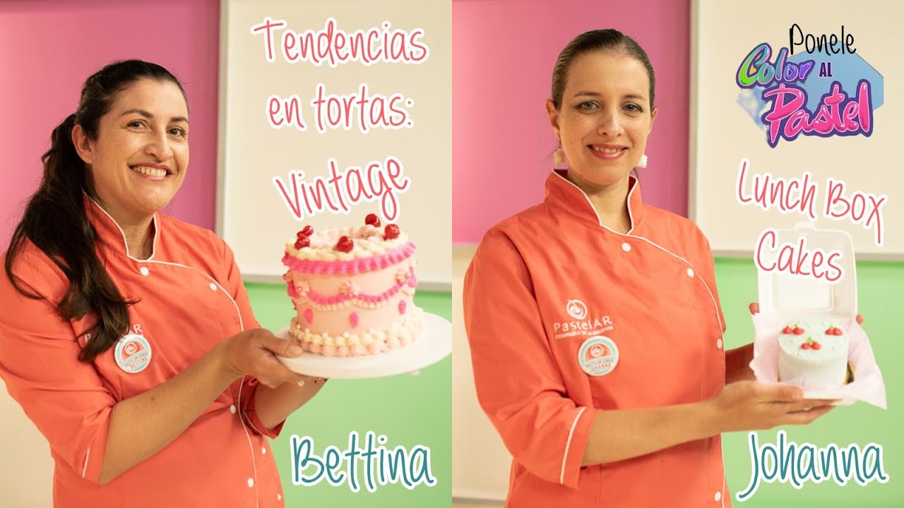 1. COMO HACER LAS TORTAS TENDENCIA? VINTAGE Y LUNCH BOX CAKES con ...
