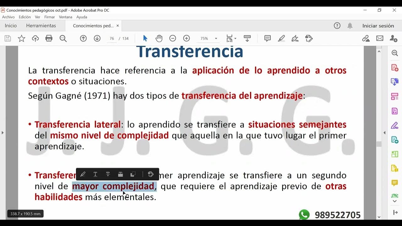 Cortito: transferencia del aprendizaje - YouTube