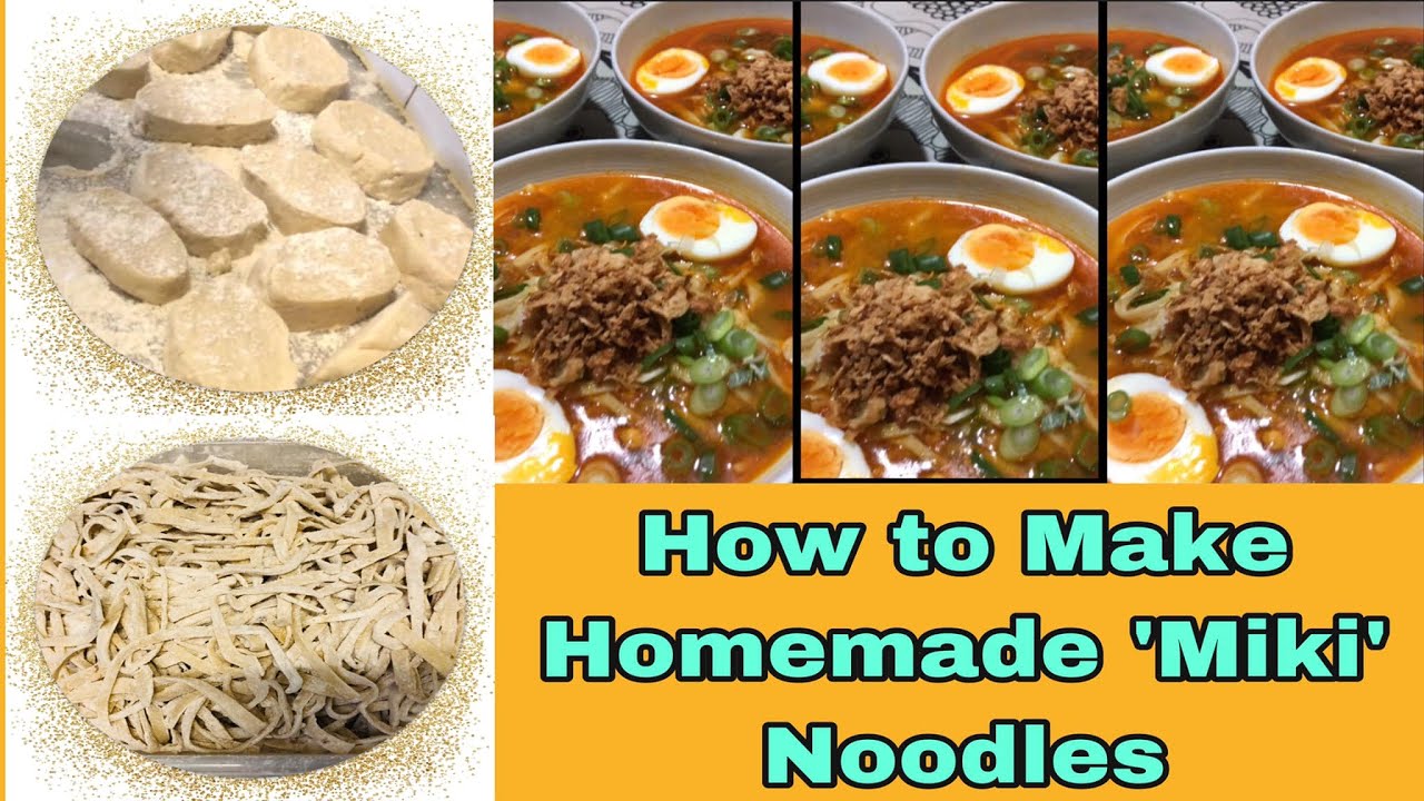 HOW TO MAKE HOMEMADE MIKI - YouTube