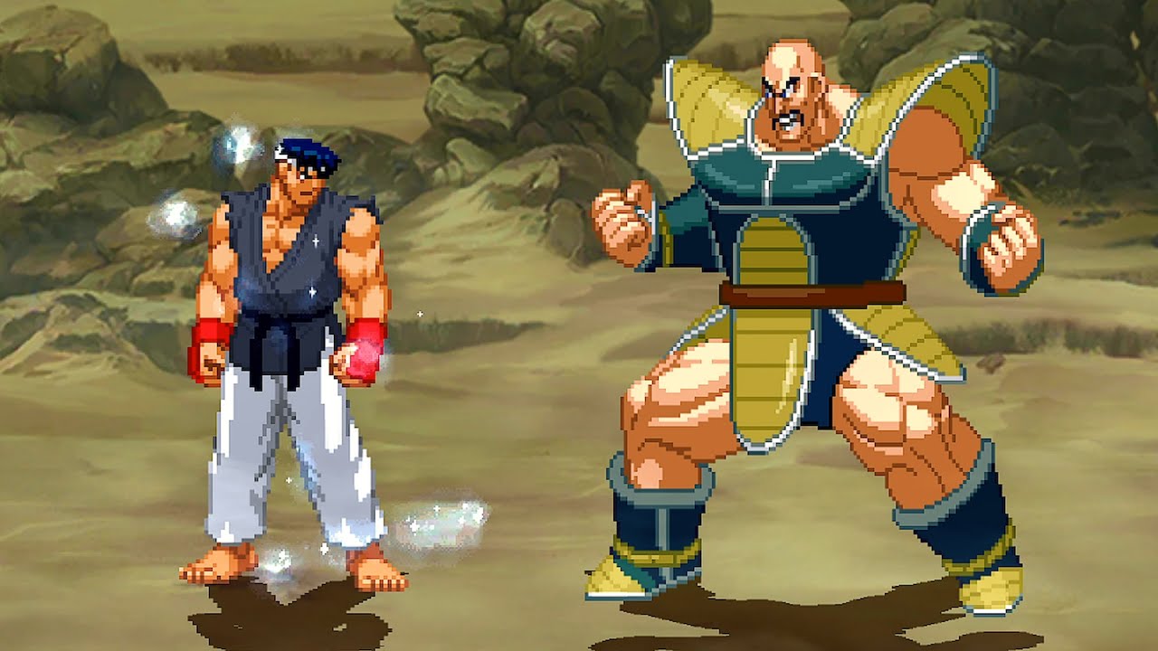 Ryu Ice Vs. Nappa Raging Power - YouTube